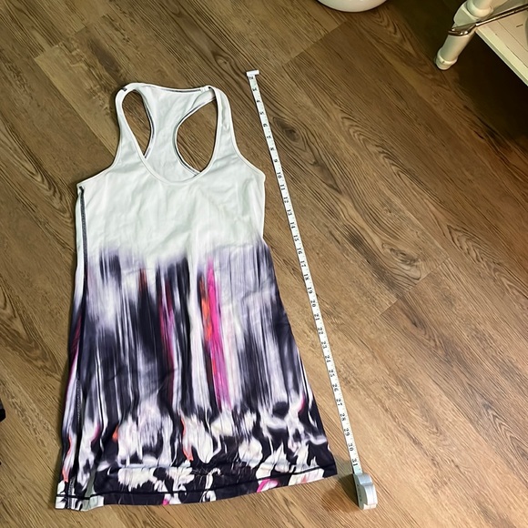 lululemon athletica | Tops | Rare Lululemon Luon Long Watercolor Tank ...